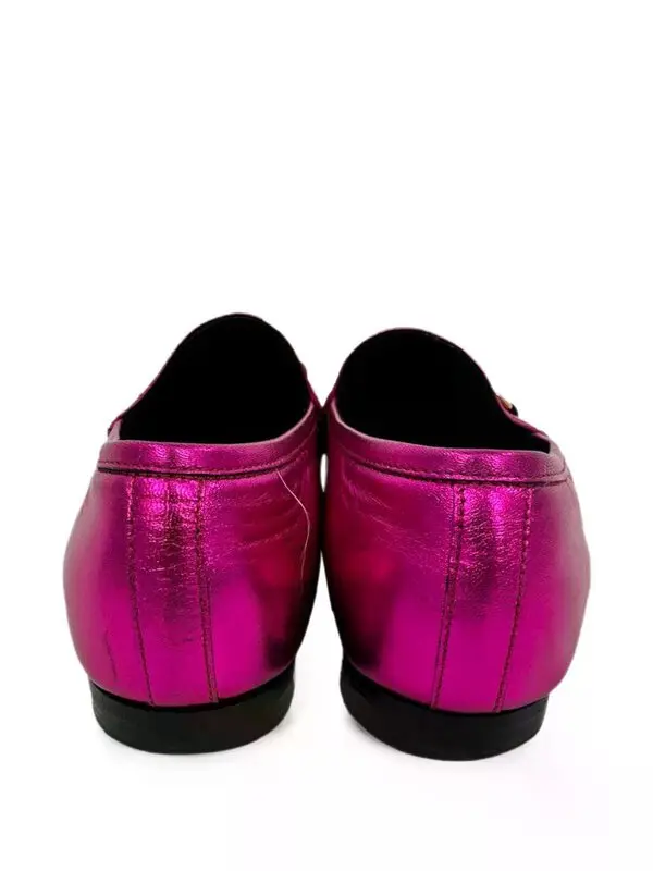 Gucci Jordaan Horsebit Loafers - Pink