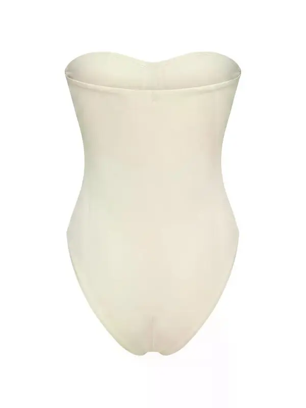 LA REVECHE Esra Flower-appliqué Swimsuit
