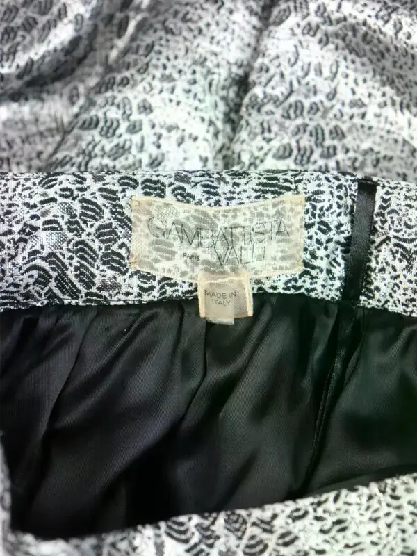 Giambattista Valli Leopard Print Pleated Midi Skirt