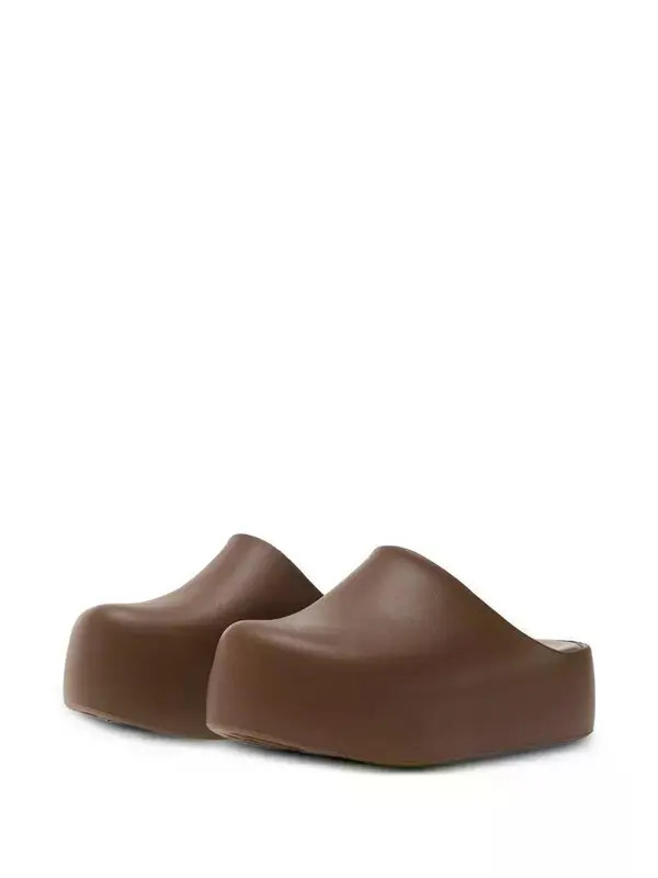Melissa Free Platform Clogs - Brown