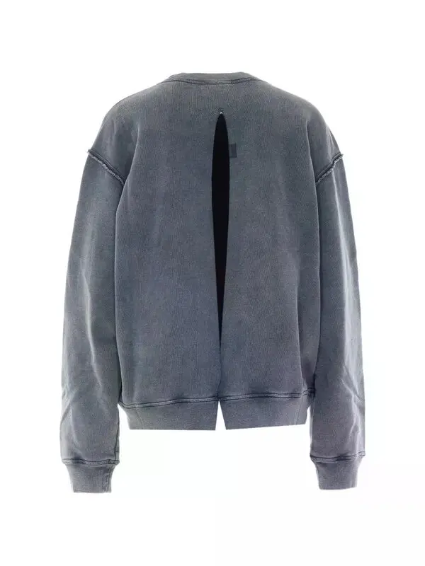 HAIKURE Distressed Back-split Sweater