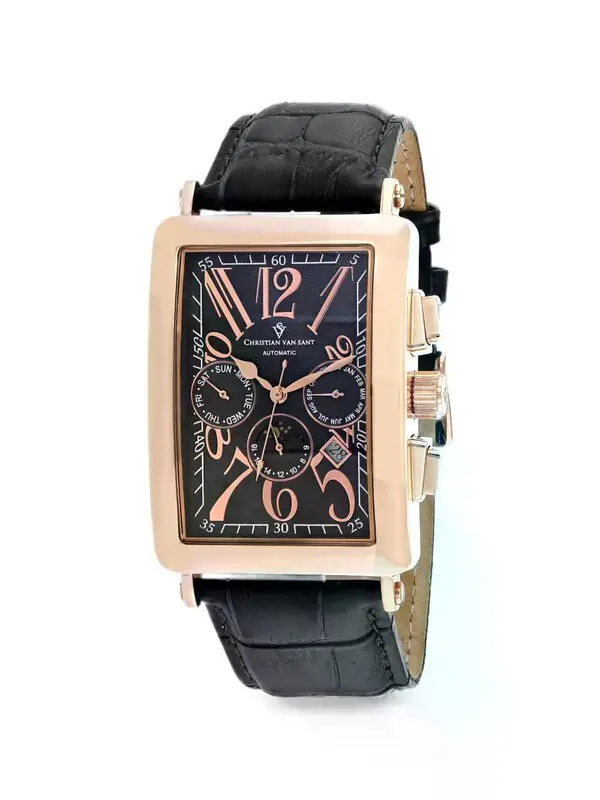 CHRISTIAN VAN SANT Prodigy 52mm Automatic Watch - Black