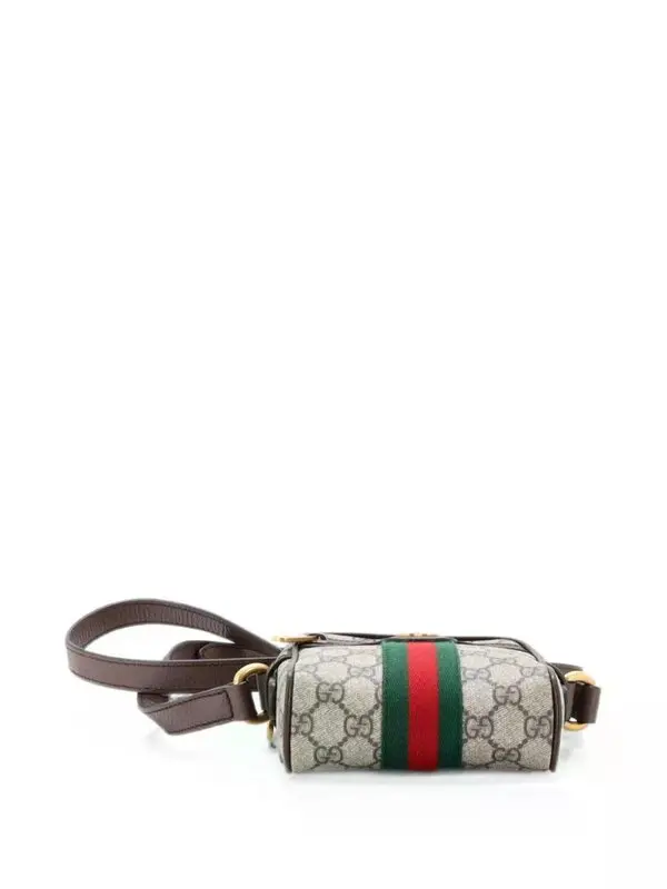 Gucci Ophidia Gg Coated Canvas Mini Messenger Bag