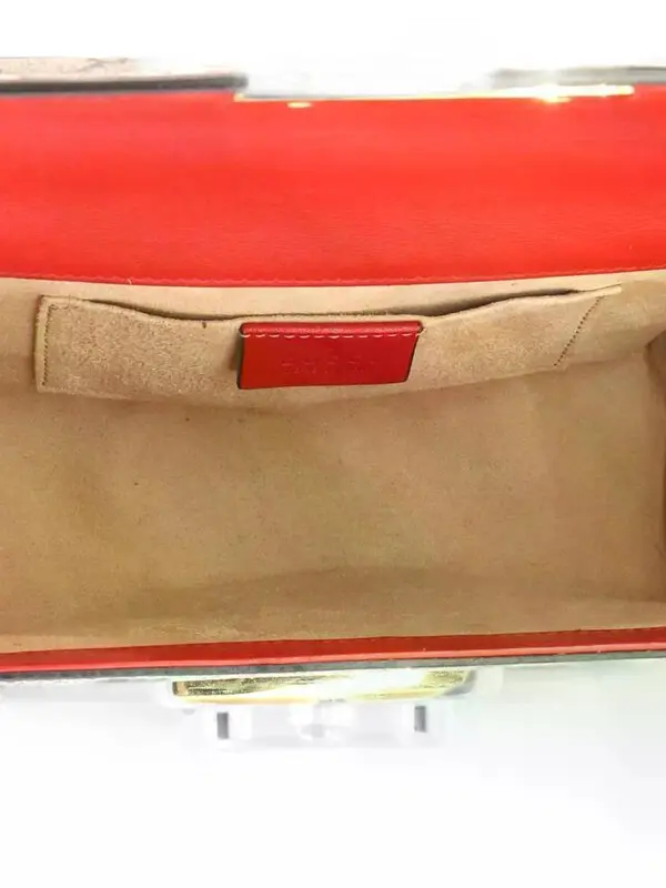 Gucci Padlock Printed Gg Coated Canvas Small Shoulder Bag