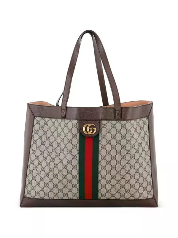 Gucci Ophidia Soft Gg Coated Canvas East West Tote Bag