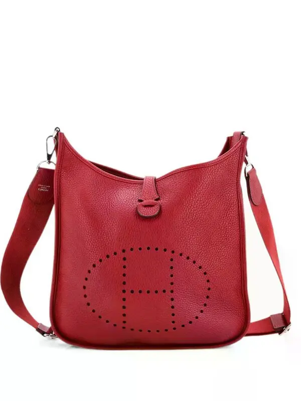 Hermès Evelyn Bag Gen Iii Clemence Pm Crossbody Bag - Red