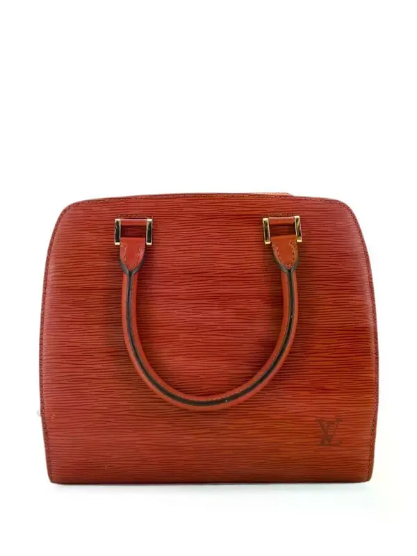 LOUIS VUITTON Pont Neuf Handbag Epi Leather Pm Satchel - Brown