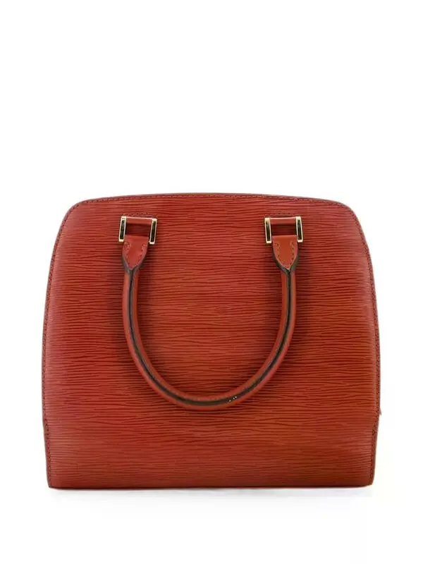 LOUIS VUITTON Pont Neuf Handbag Epi Leather Pm Satchel - Brown