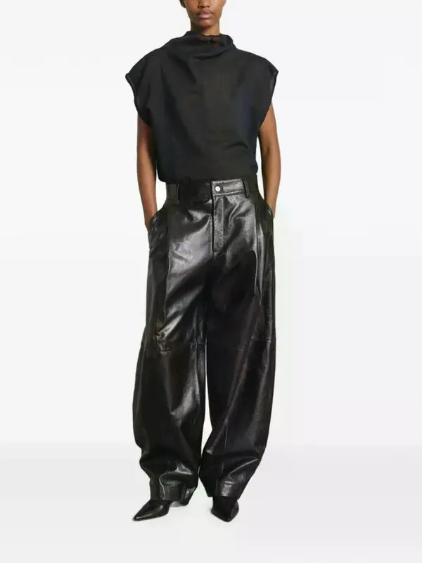 Soeur Sleeveless Funnel Neck Top