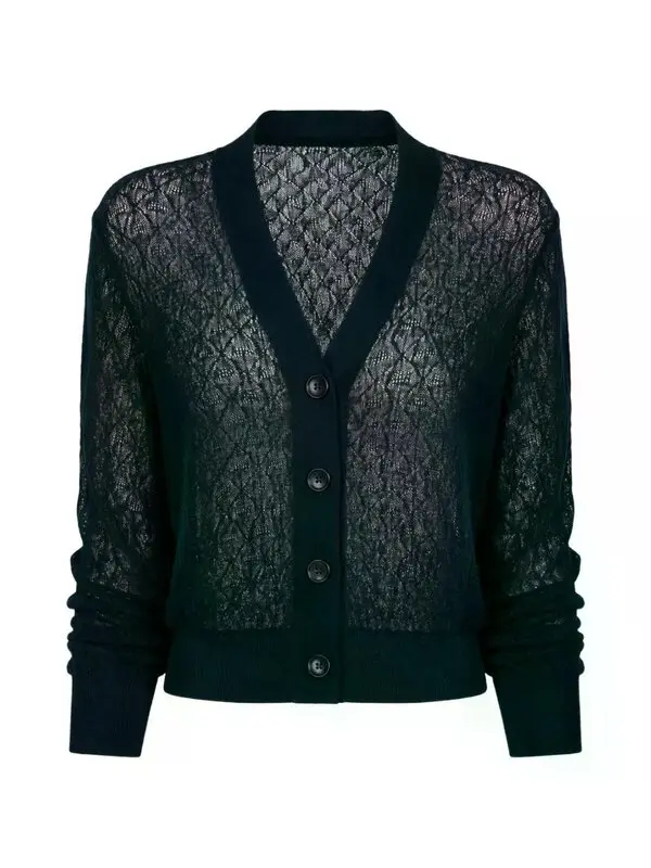 Veronica Beard Ingraham Open-knit Cardigan