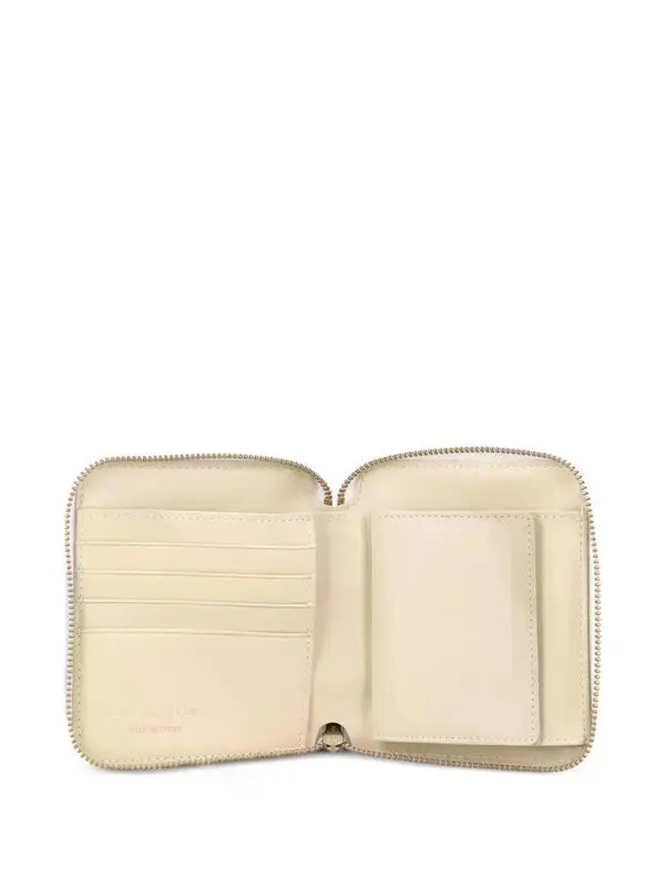 Comme Des Garçons Zip-around Leather Wallet - Neutrals