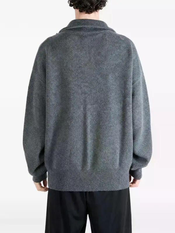 Extreme Cashmere N°319 Cashmere Zip-up Cardigan - Grey