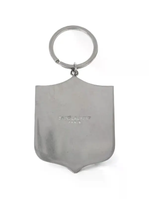 Saint Laurent Smoking Forever Enamelled Keychain