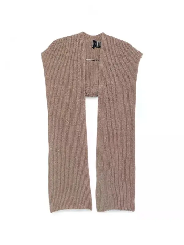 Soeur Ribbed-knit Hooded Scarf