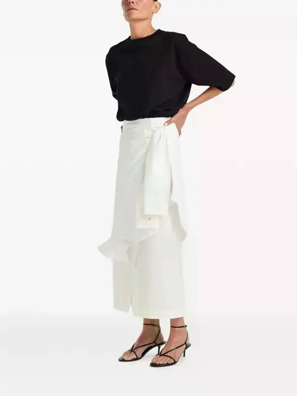 RÓHE Shirt-wrap Detailed Maxi Skirt