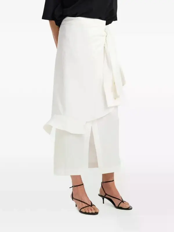 RÓHE Shirt-wrap Detailed Maxi Skirt