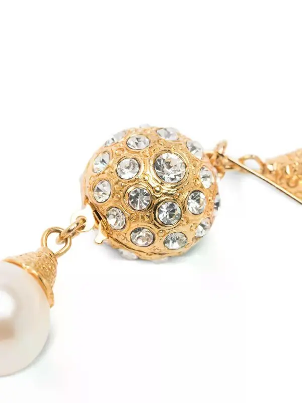 Alessandra Rich Faux Pearl Necklace
