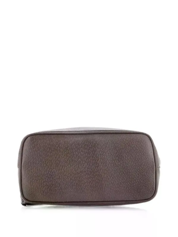 Gucci Ophidia Open Bucket Bag Gg Coated Canvas With Leather