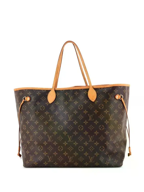 LOUIS VUITTON Monogram Canvas Tote Bag - Brown