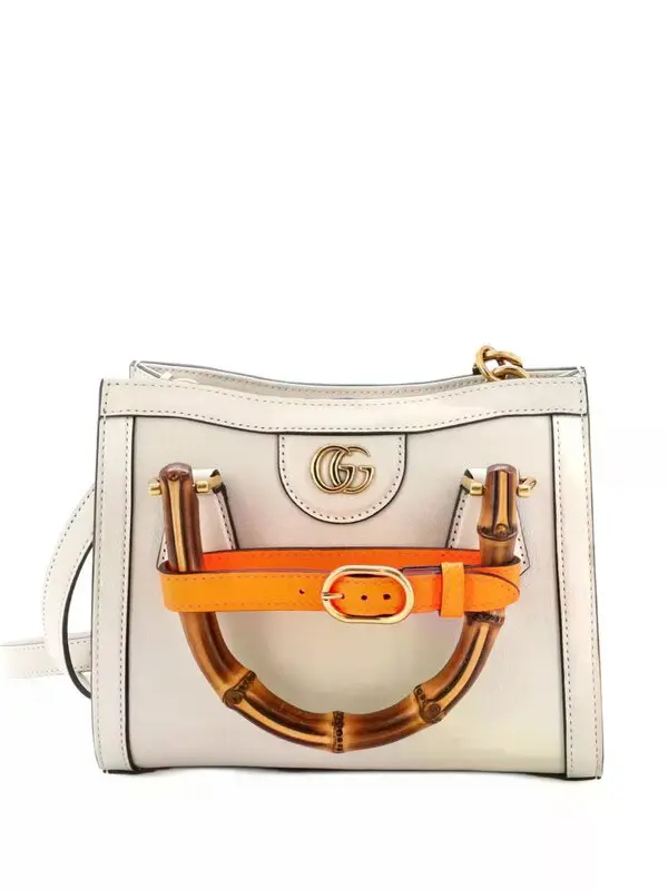 Gucci Diana Mini Tote Bag - White