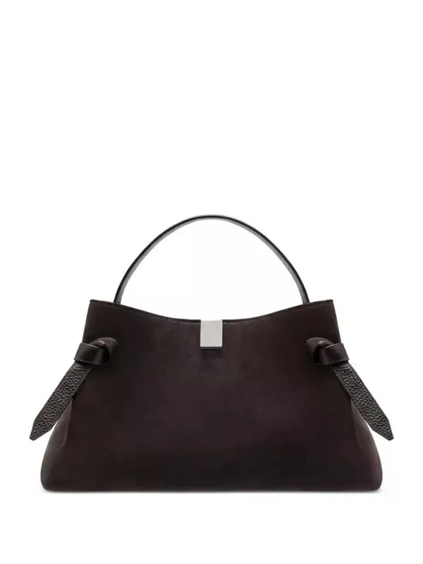 Yuzefi Gyoza Knot-detail Tote Bag - Brown