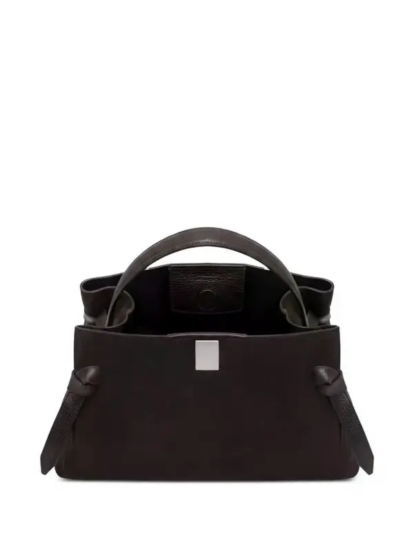 Yuzefi Gyoza Knot-detail Tote Bag - Brown