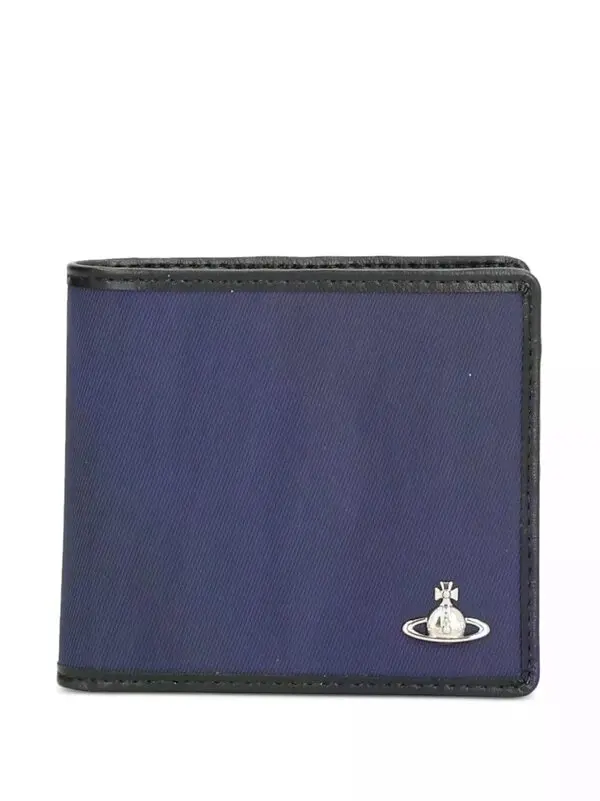 VIVIENNE WESTWOOD Orb-plaque Billfold Wallet - Blue