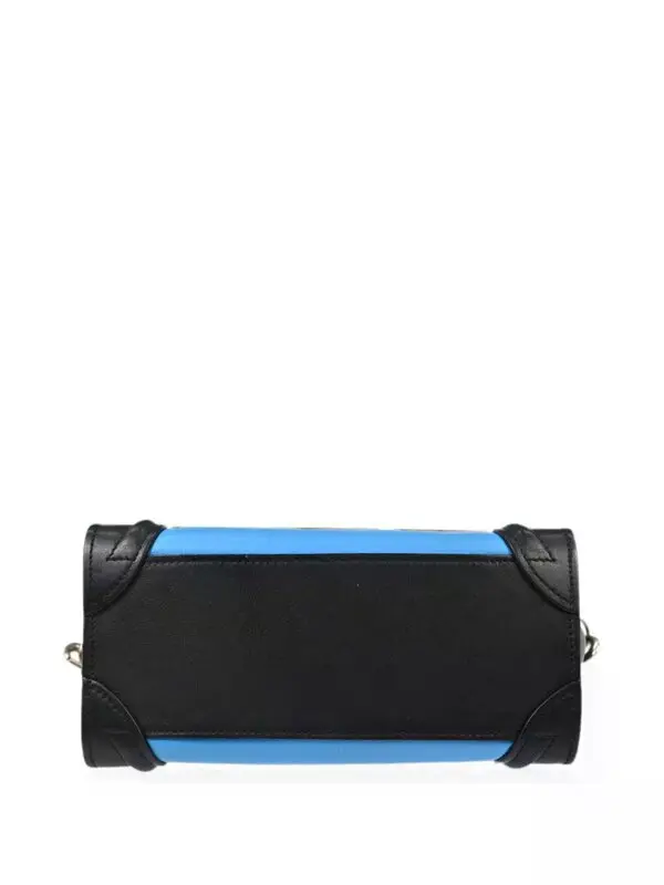 Celine 2014 Tricolor Micro Luggage Tote Bag