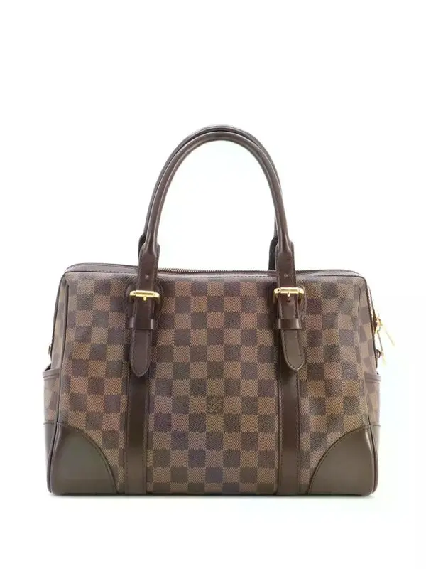 LOUIS VUITTON Damier Berkeley Shoulder Bag - Brown