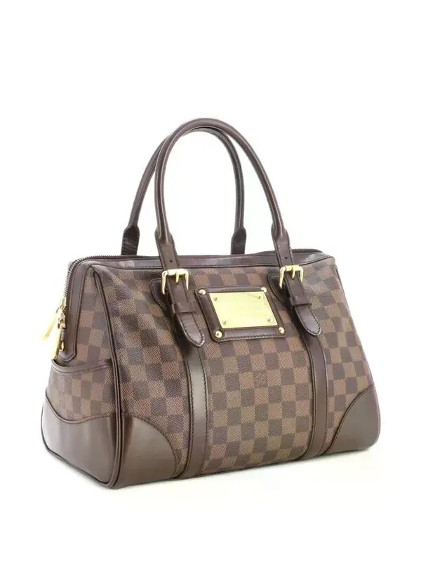 LOUIS VUITTON Damier Berkeley Shoulder Bag - Brown