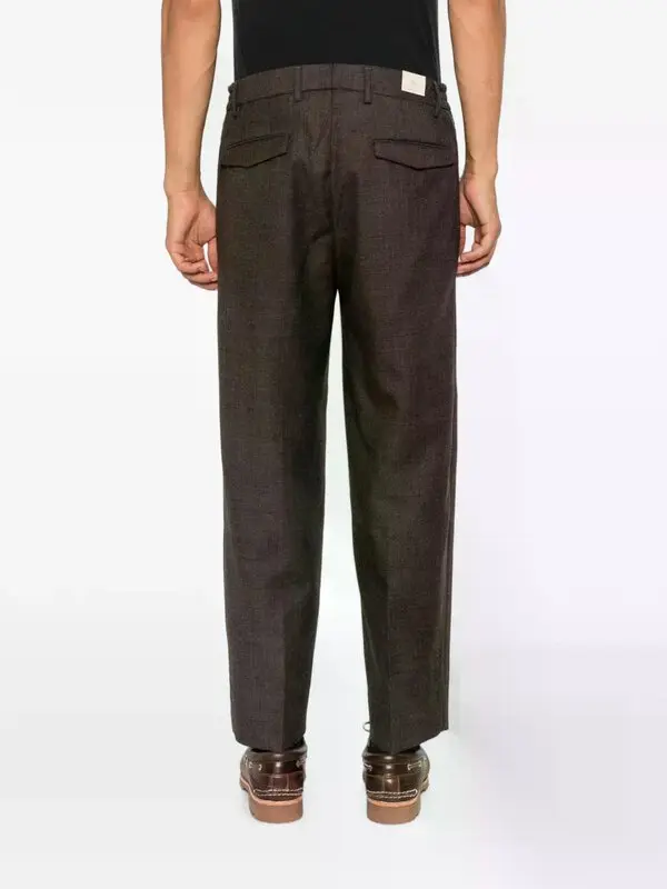 BRIGLIA 1949 Pleated Straight-leg Trousers