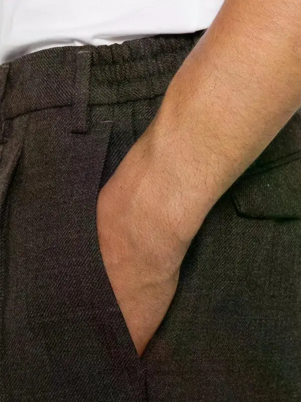 BRIGLIA 1949 Pleated Straight-leg Trousers