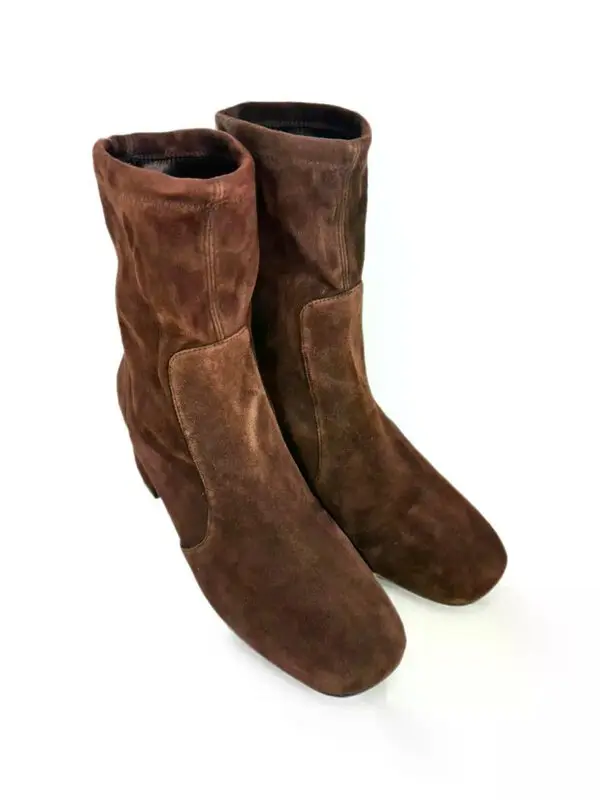 STUART WEITZMAN Sleek 60 Suede Ankle Boots
