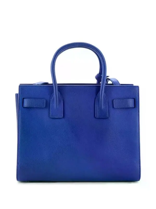 Saint Laurent Sac De Jour Leather Baby Tote Bag