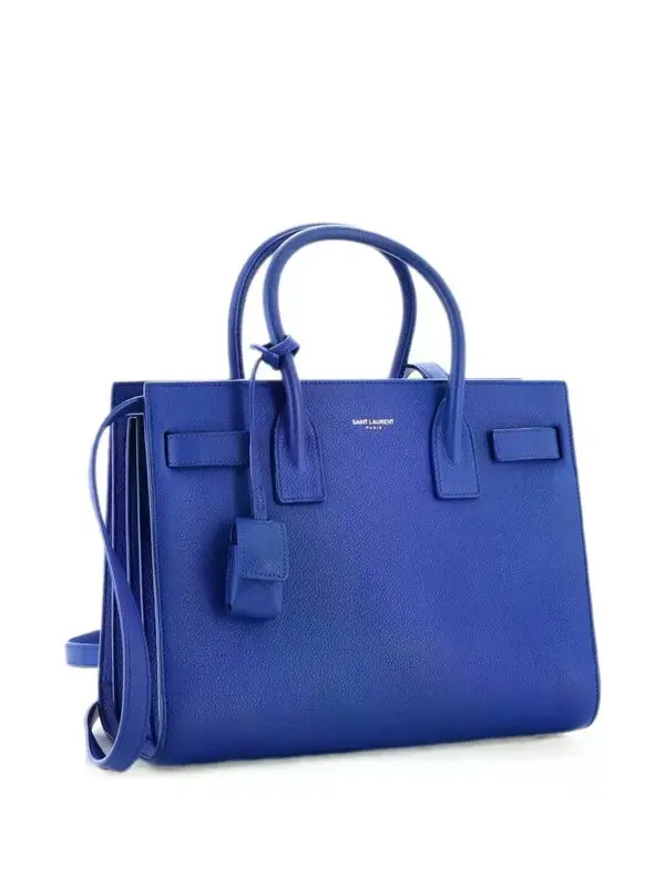 Saint Laurent Sac De Jour Leather Baby Tote Bag