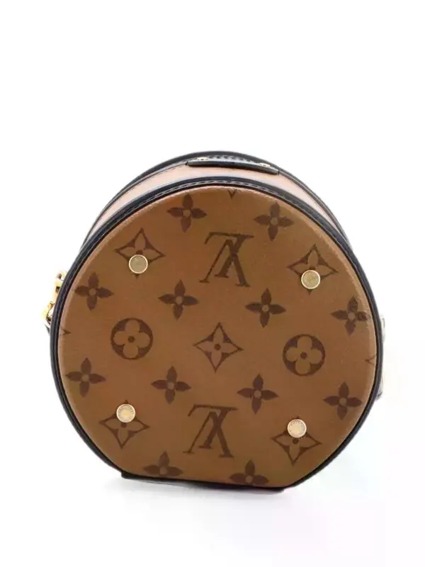 LOUIS VUITTON Cannes Handbag Reverse Monogram Canvas Satchel