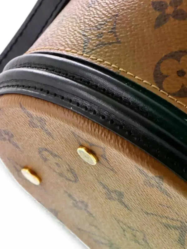 LOUIS VUITTON Cannes Handbag Reverse Monogram Canvas Satchel