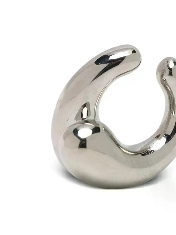 PANCONESI Intertwined-hoop Earrings - Silver