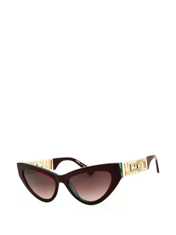 Moschino Cat-eye Logo-plaque Sunglasses
