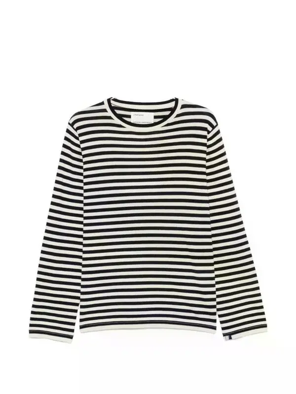 Extreme Cashmere Striped Long-sleeve T-shirt