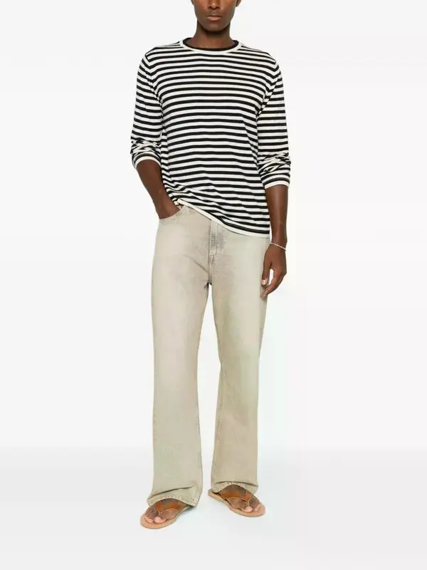 Extreme Cashmere Striped Long-sleeve T-shirt