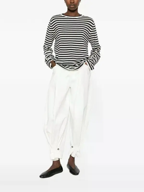 Extreme Cashmere Striped Long-sleeve T-shirt