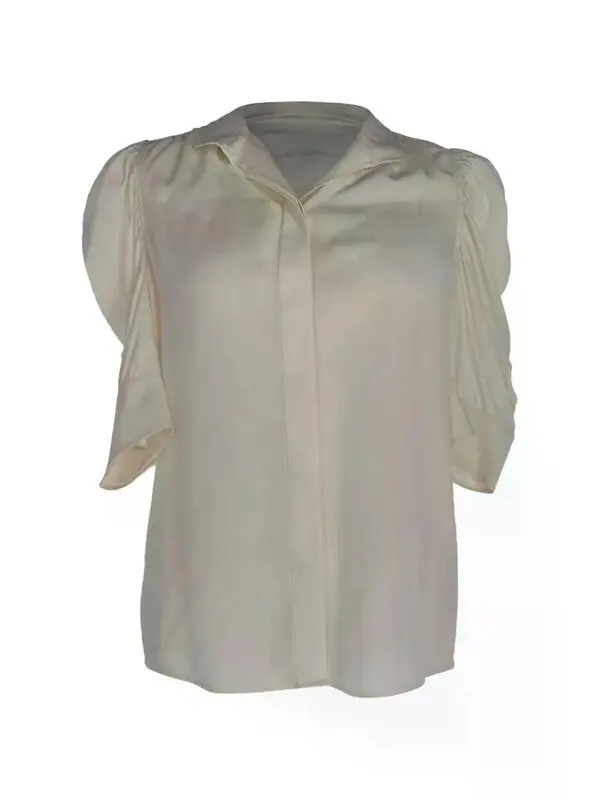 FRAME Gillian Puff-sleeve Blouse