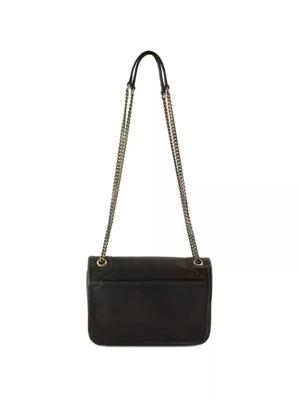 Saint Laurent Niki Mini Shoulder Bag In Grained Lambskin