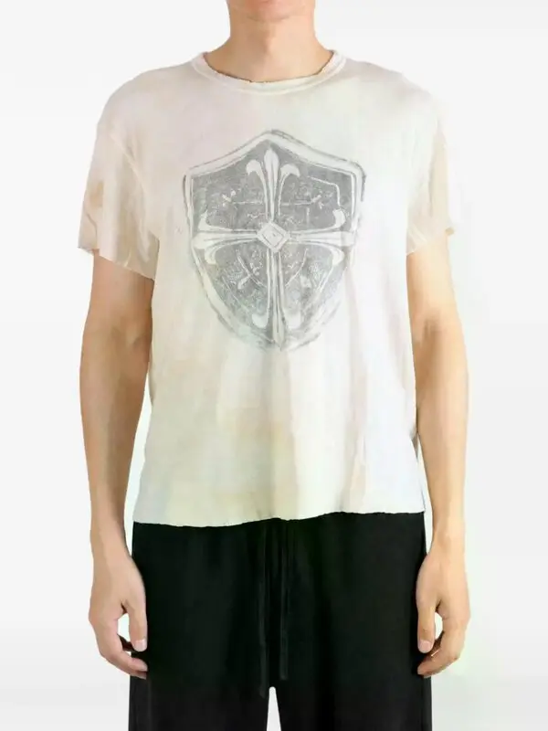 SAITOS Crusade-print T-shirt