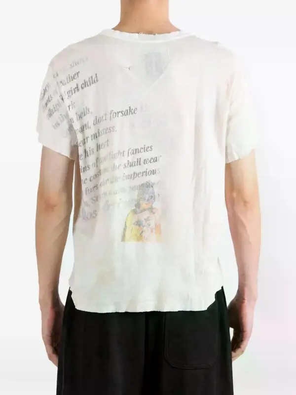 SAITOS Crusade-print T-shirt