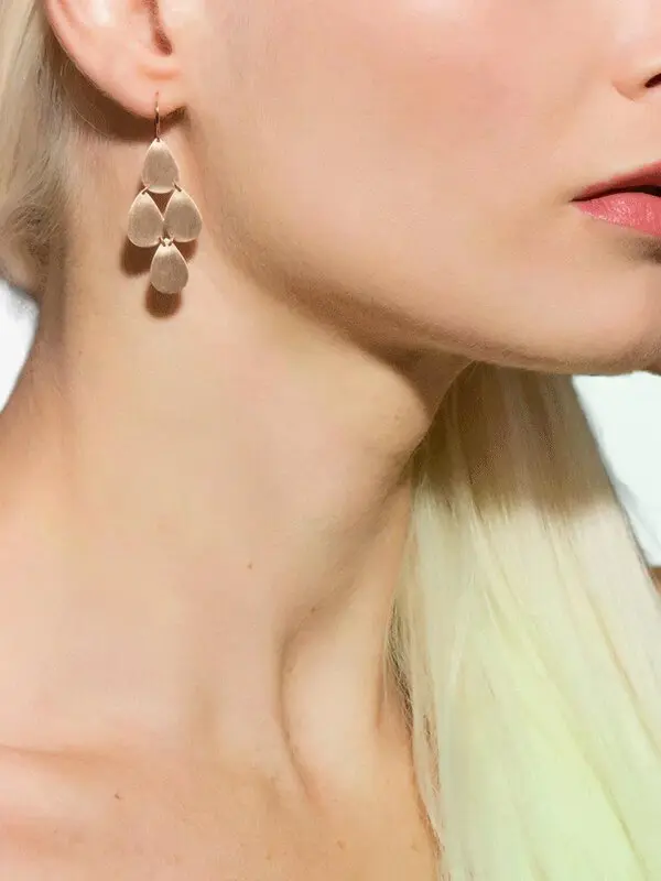 Irene Neuwirth Four-drop Chandelier Earrings