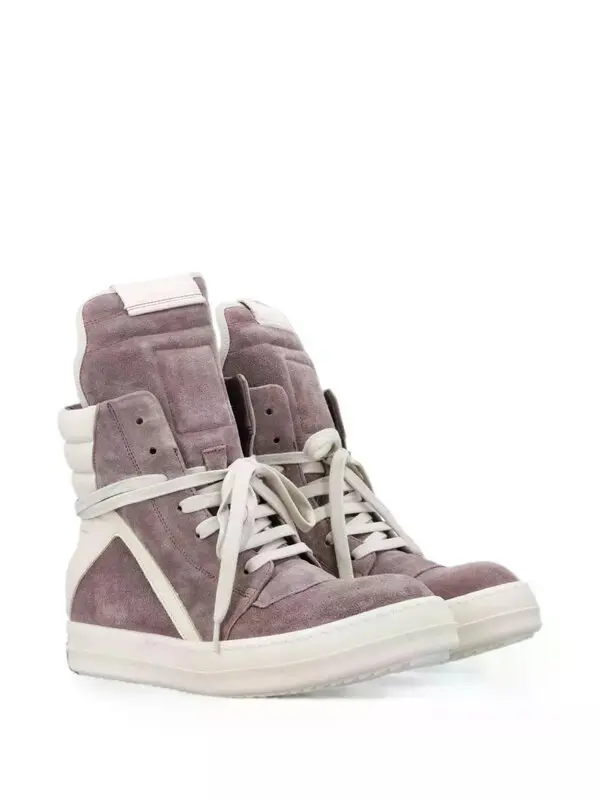 Rick Owens Geobasket High-top Sneakers - Grey