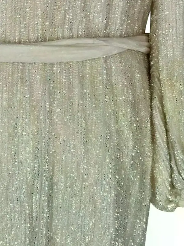 Retrofete Grace Sequined Long Sleeve Dress
