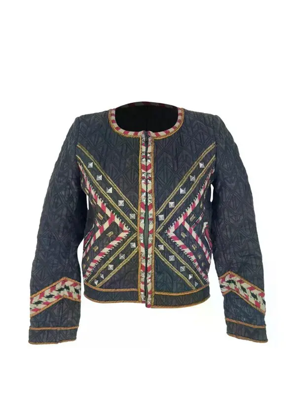 ISABEL MARANT VINTAGE Hippo Embroidered Jacket - Black